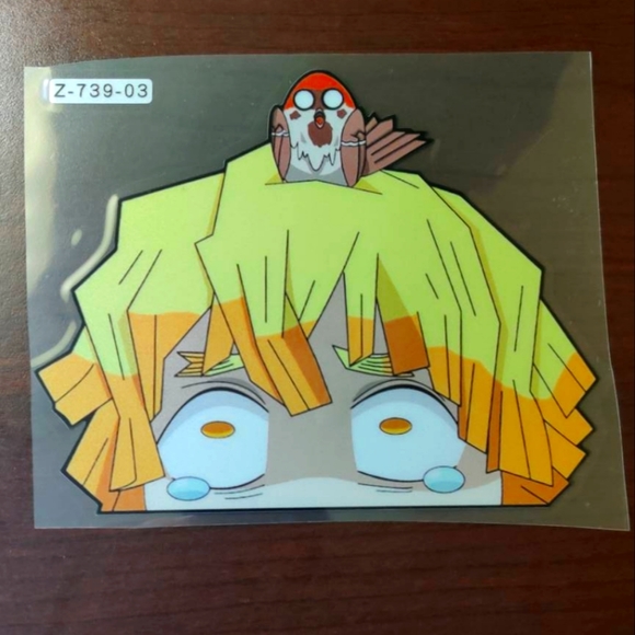 No Brand | Accessories | Zenitsu Demon Slayer Car Sticker Anime | Poshmark
